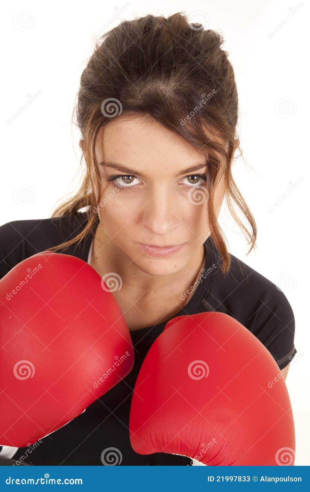Woman box close stock image. Image of beautiful, fighter - 21997833