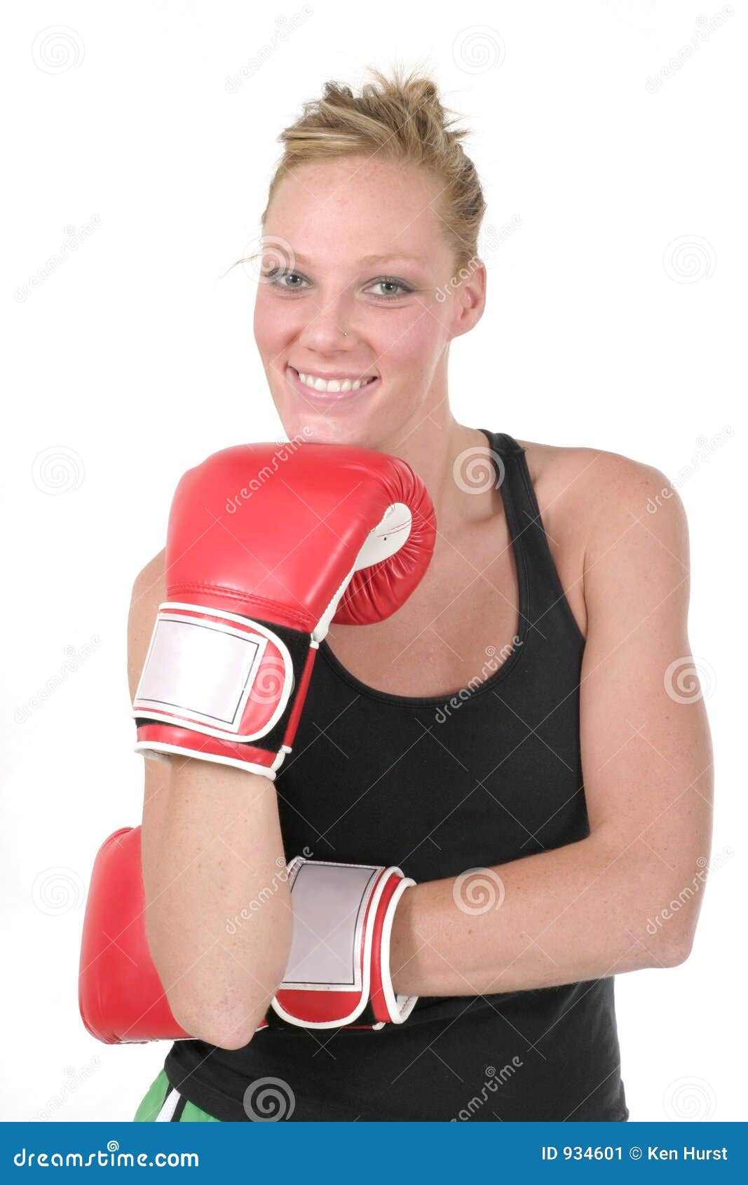 Woman Boxer 5 stock image. Image of person, adult, female - 934601