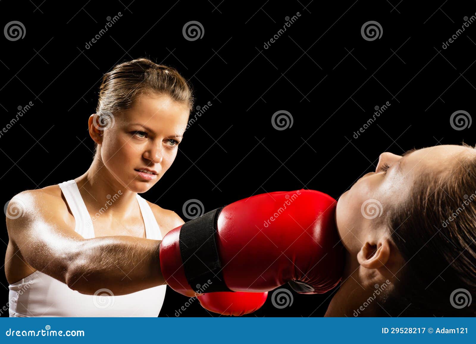 Woman boxing stock image. Image of cheer, exercise, caucasian - 29528217