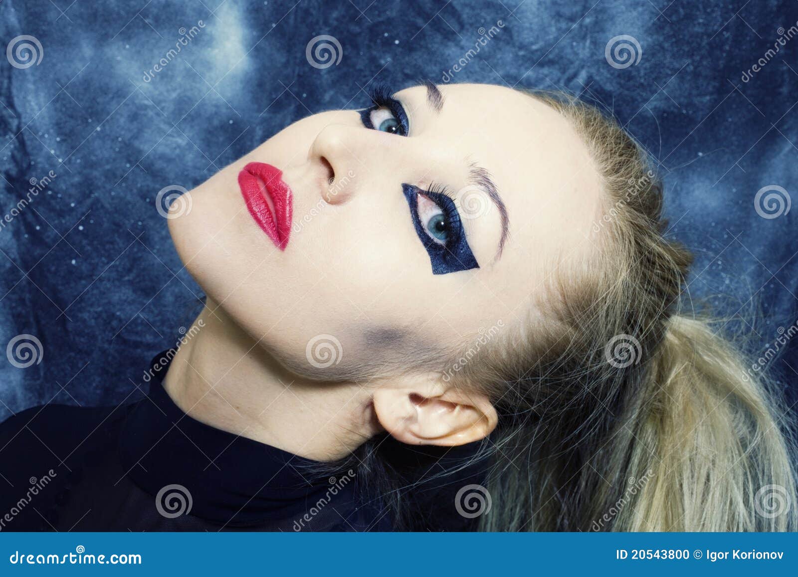 Woman with Bright Gothic Makeup Stock Photo - Image of gothic ...