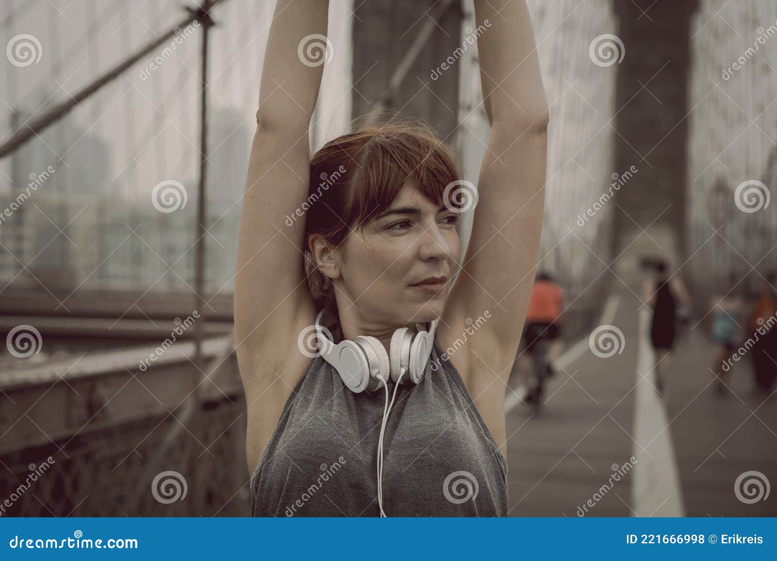 Woman Resting after Exercise Stock Photo - Image of resting, female ...