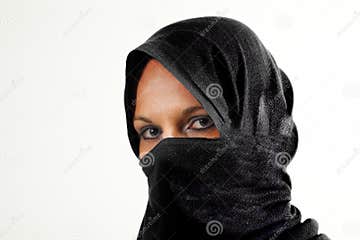 Woman in burqua stock image. Image of islam, girl, mysterious - 21963499