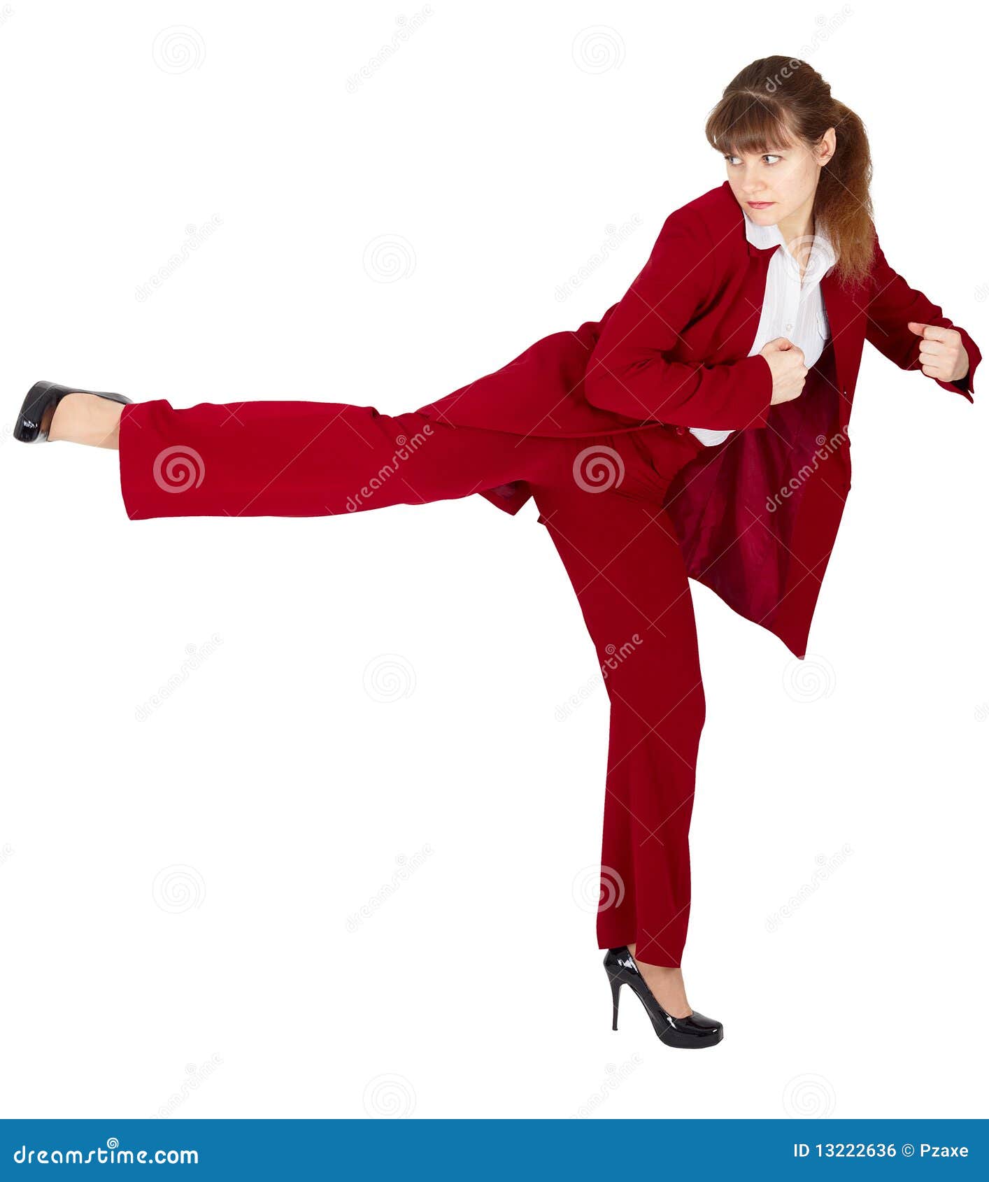 Woman Business Suit Kicks Back Stock Photos - Free & Royalty-Free Stock ...