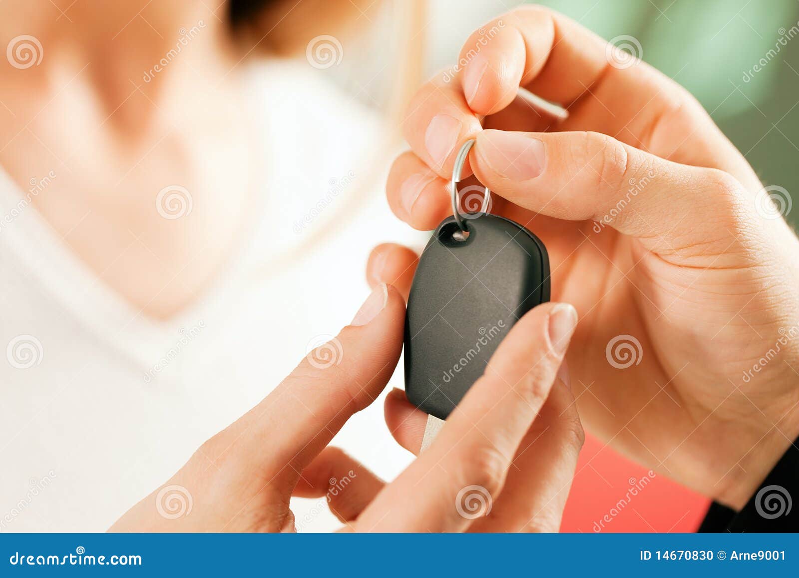 Woman Buying Car - Key Being Given Stock Photo - Image of business ...