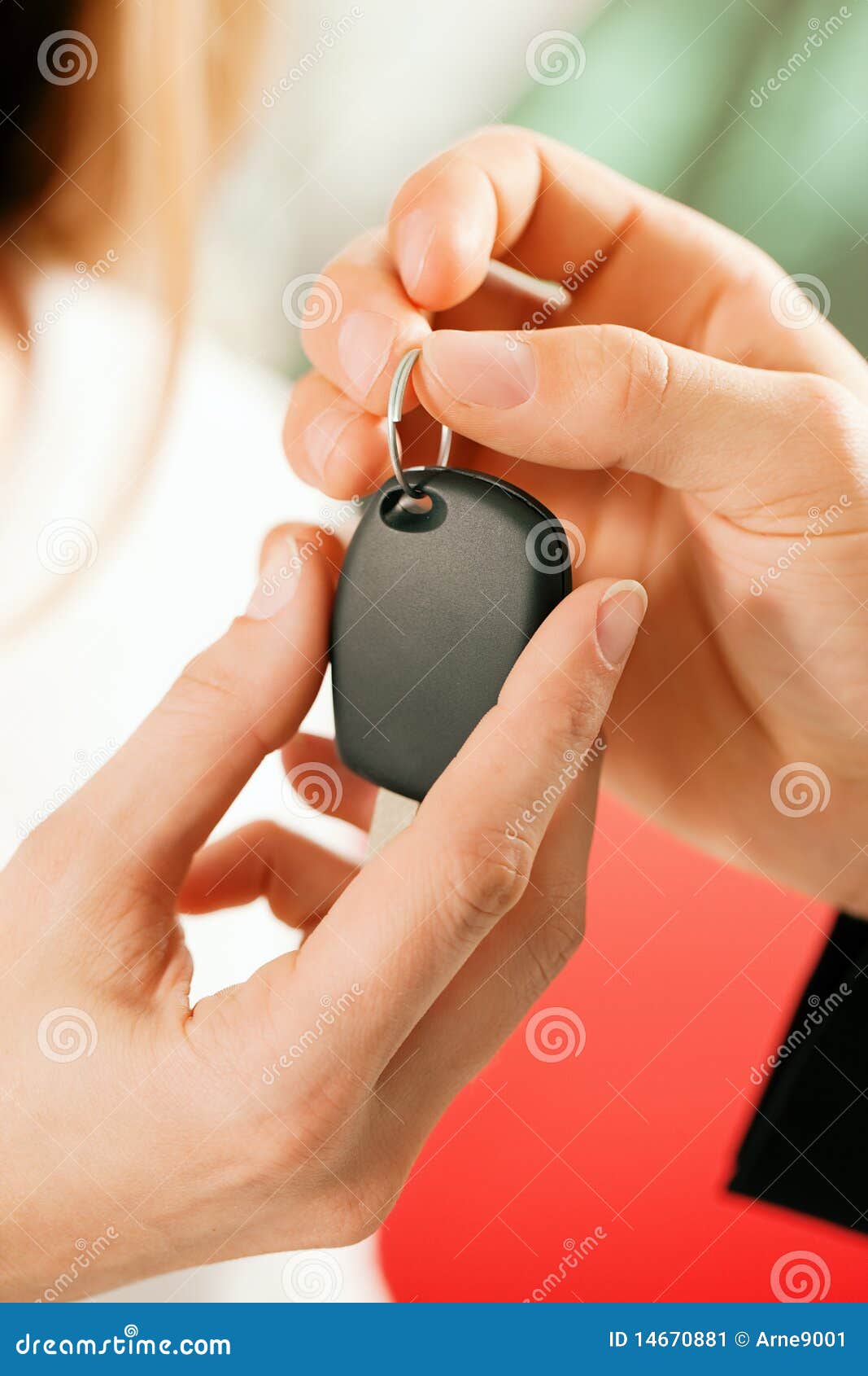 Woman Buying Car - Key Being Given Stock Image - Image of sale, sales ...