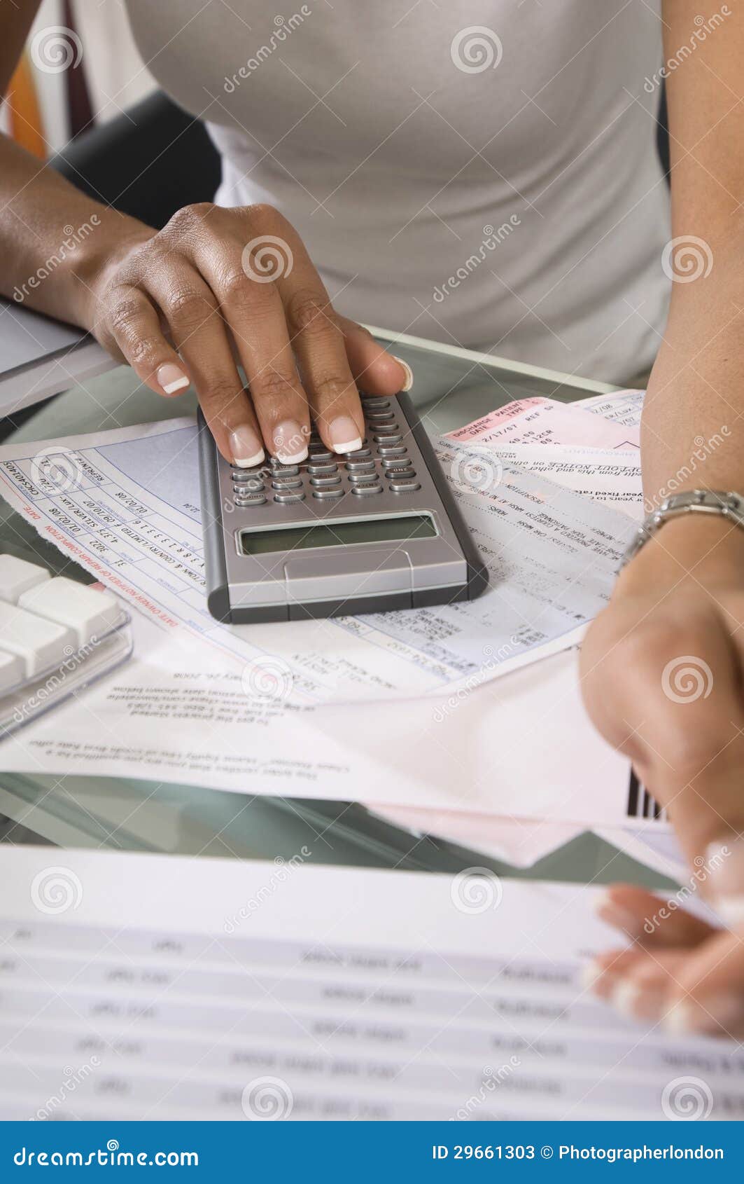 Woman Calculating Energy Efficient House Royalty-Free Stock Photo ...