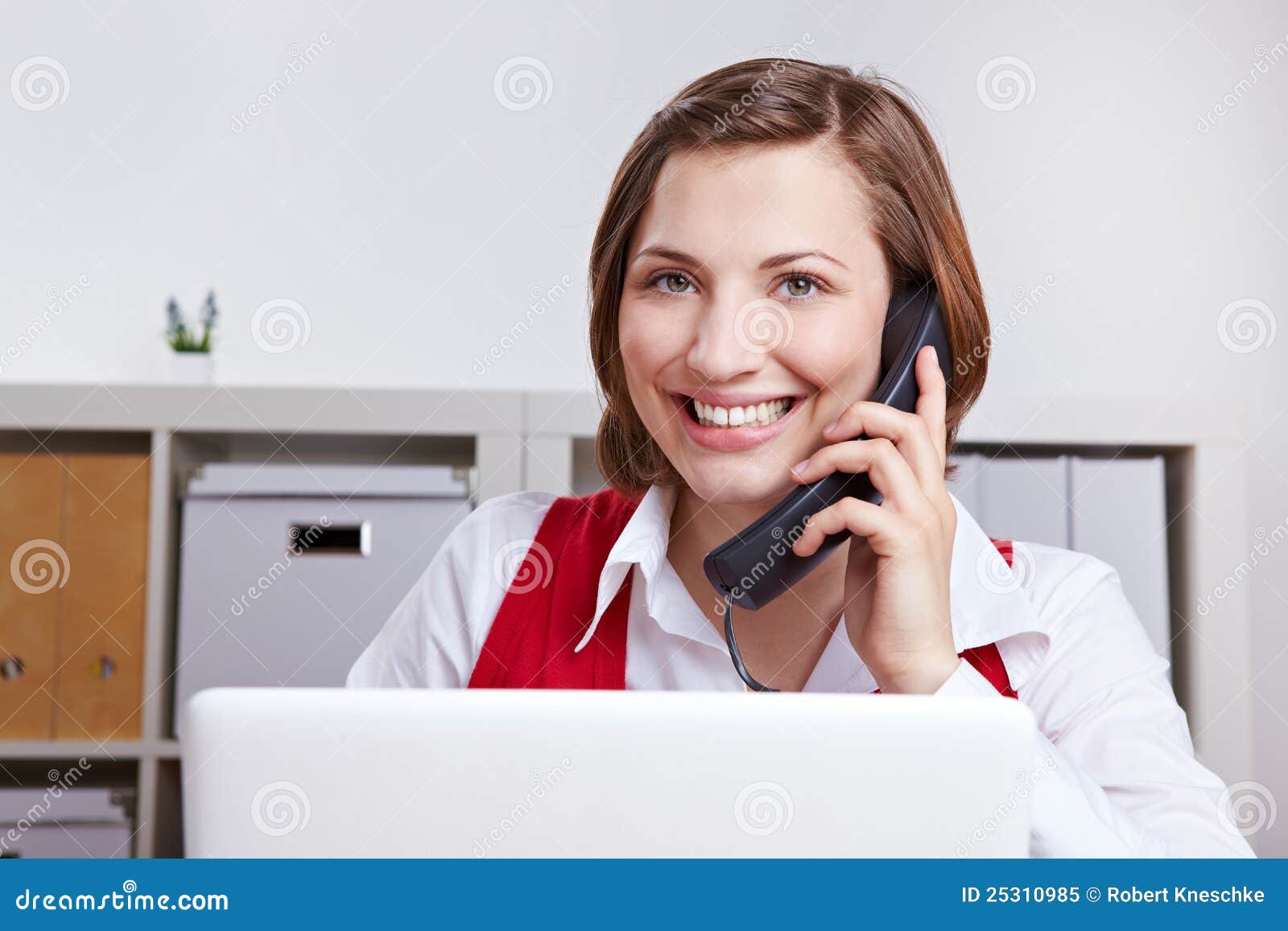 Woman Calling Customer Support Stock Image - Image of communication ...