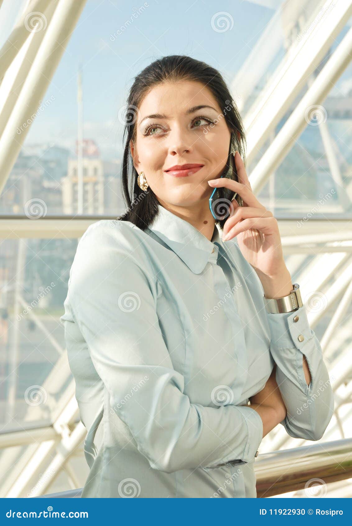 Woman Calling on the Mobile Phone Stock Photo - Image of beautiful ...