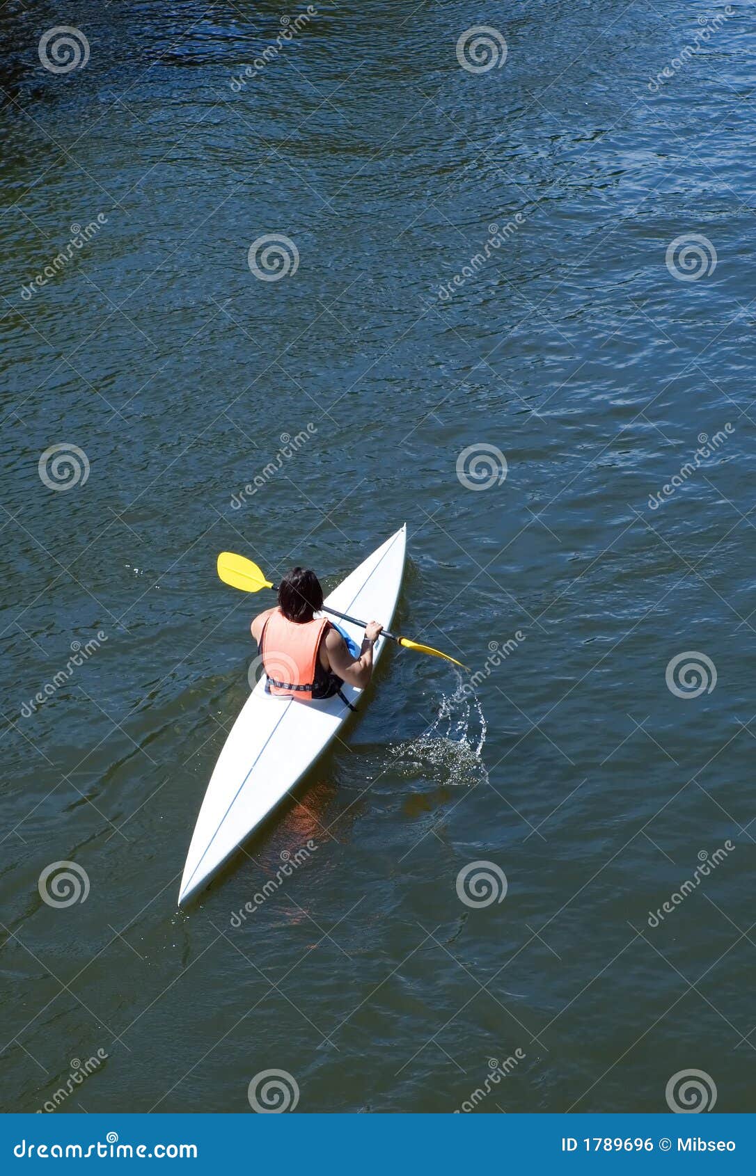 Woman in canoe stock photo. Image of canoe, river, sport - 1789696