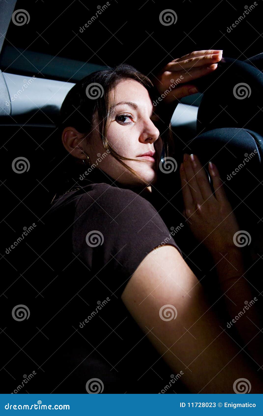Woman in car stock image. Image of wealthy, alone, adult - 11728023