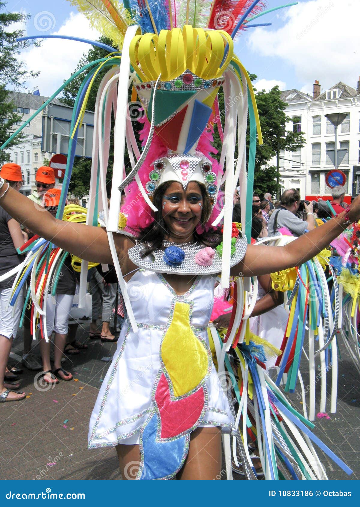 Woman on carnaval parade editorial photo. Image of beautiful - 10833186