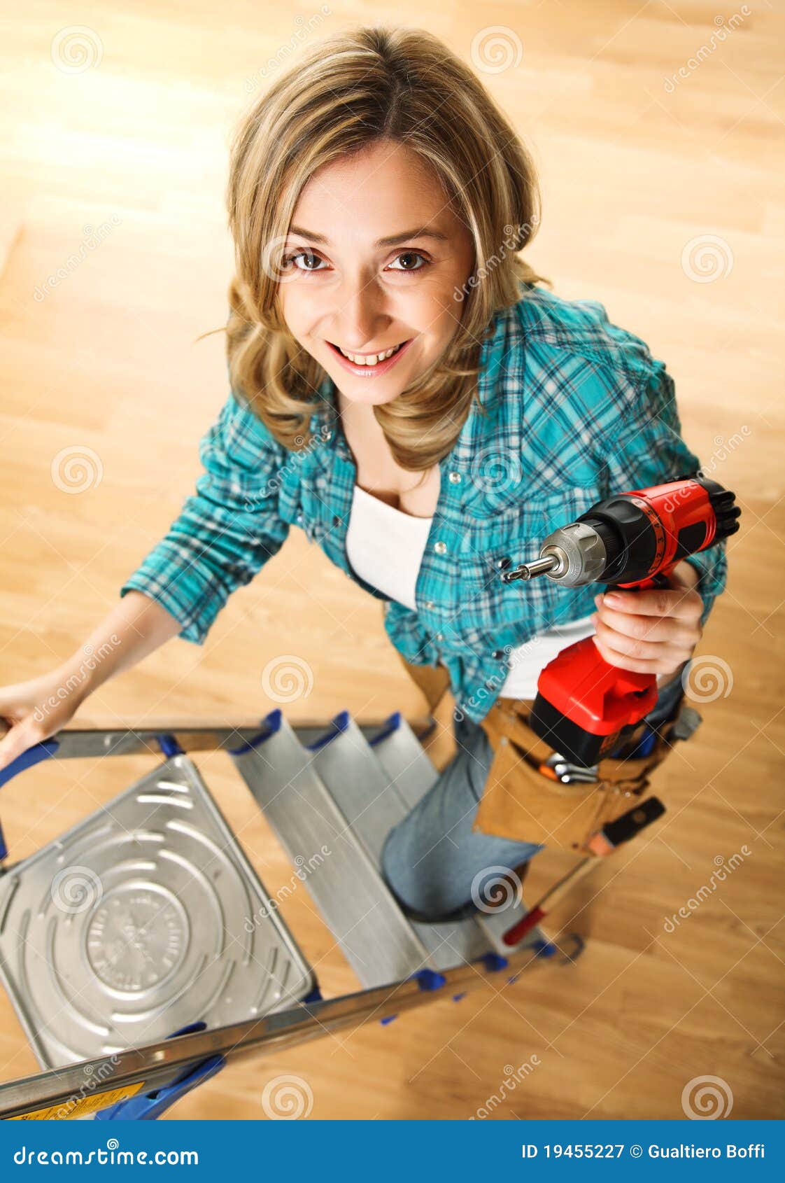 Woman carpenter stock image. Image of craft, constructor - 19455227