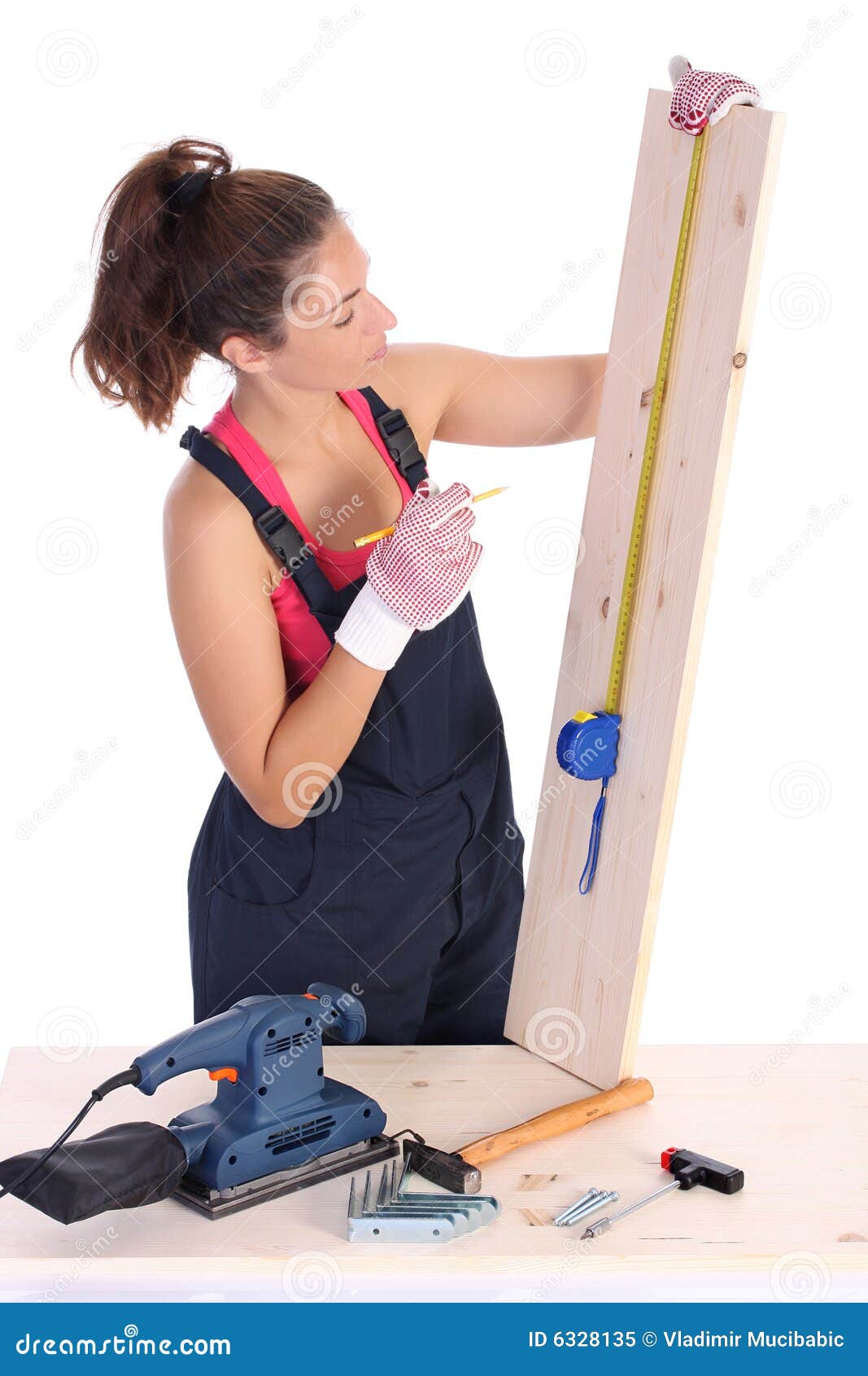 Woman Carpenter Picture. Image: 6328135