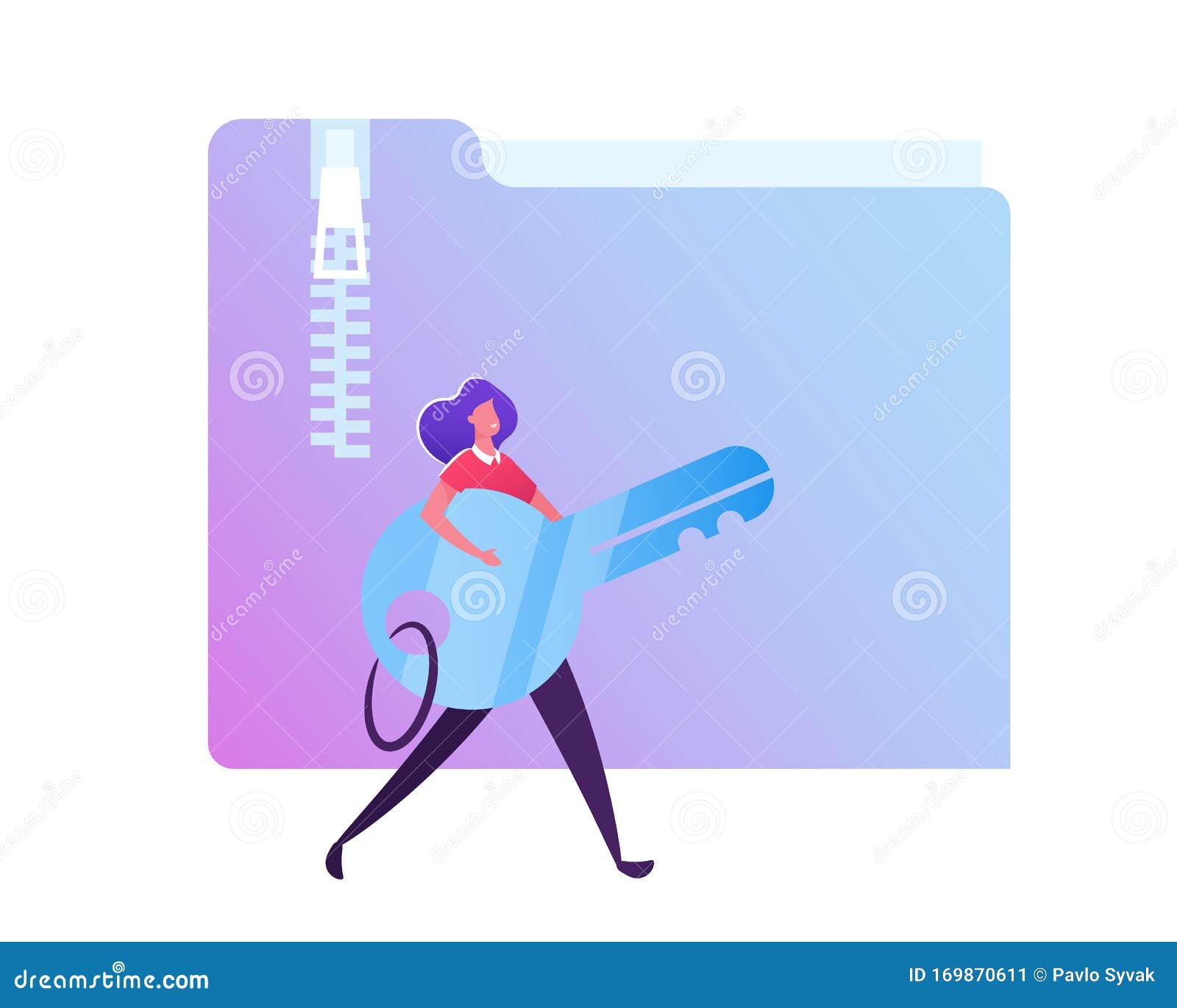 Zipped Folder Icons With Shadows And Outlines Cartoon Vector ...