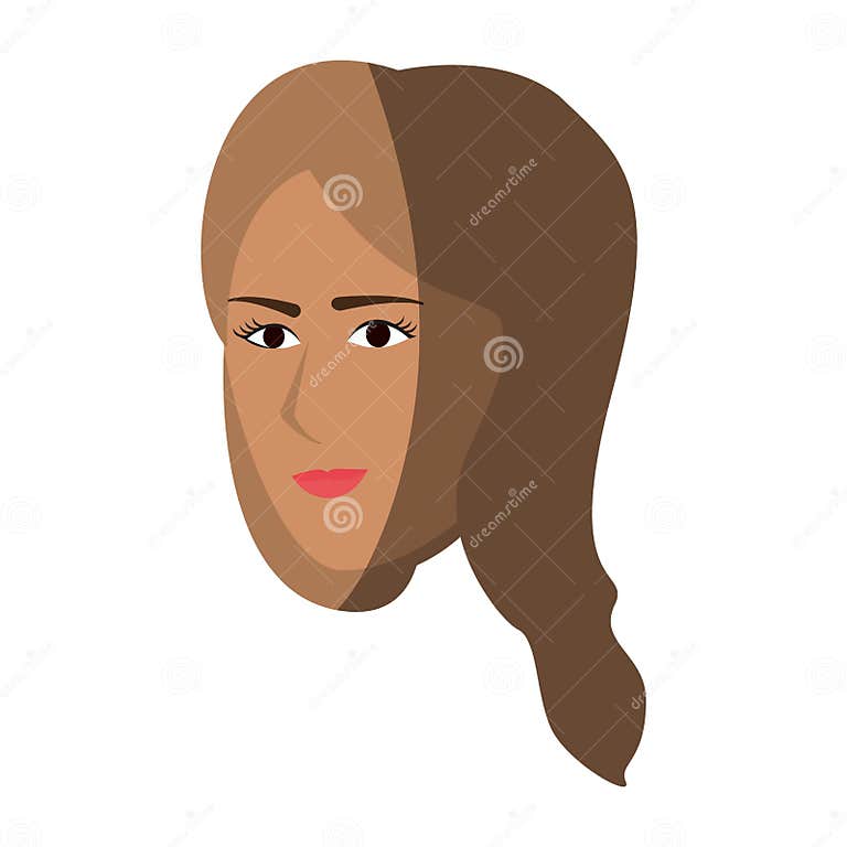 Woman Cartoon Icon Stock Vector Illustration Of Hair 85318087