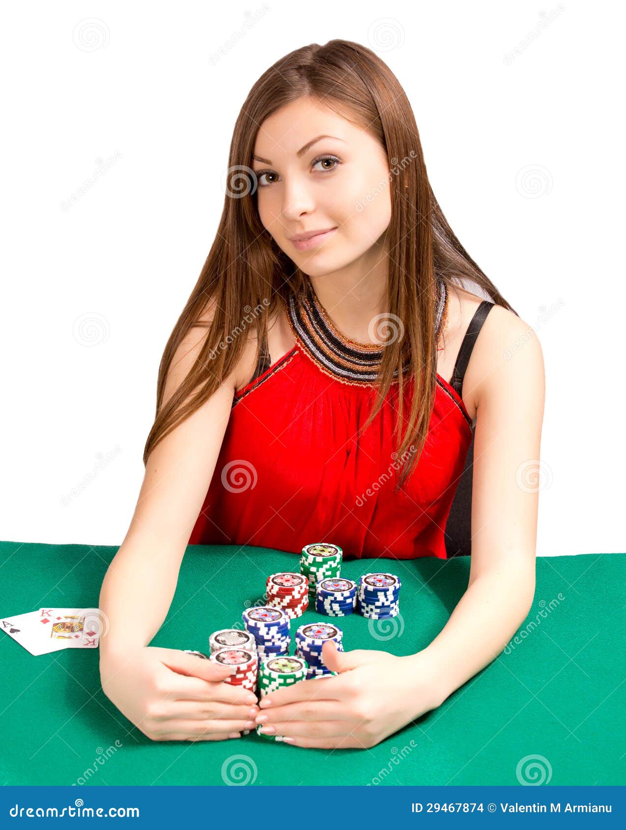 Woman in a casino stock photo. Image of happy, winner - 29467874