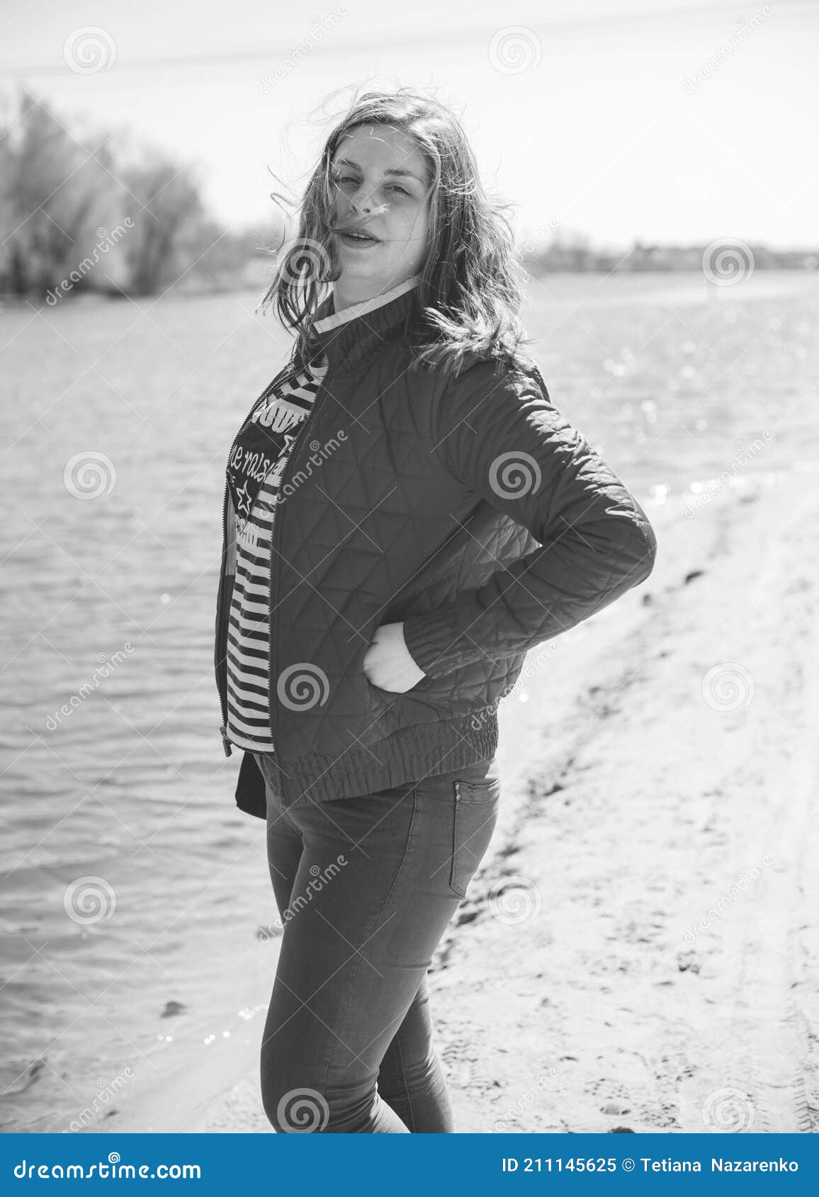 Woman In Casual Style Spring Summer Time Plus Size Model Stock Image Image Of Attractive
