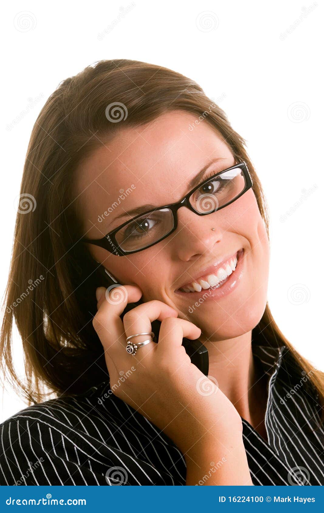 Woman with Cell Phone stock photo. Image of gorgeous - 16224100