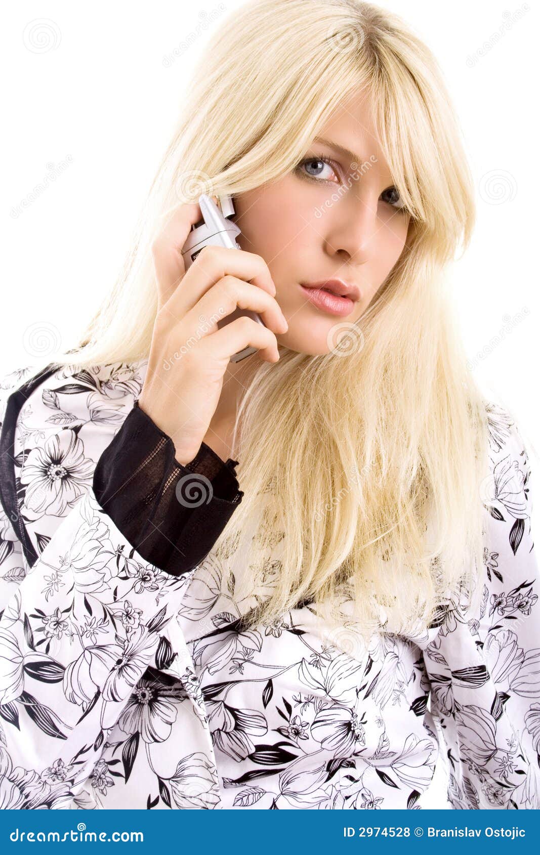 Woman with cell phone stock photo. Image of business, looking - 2974528