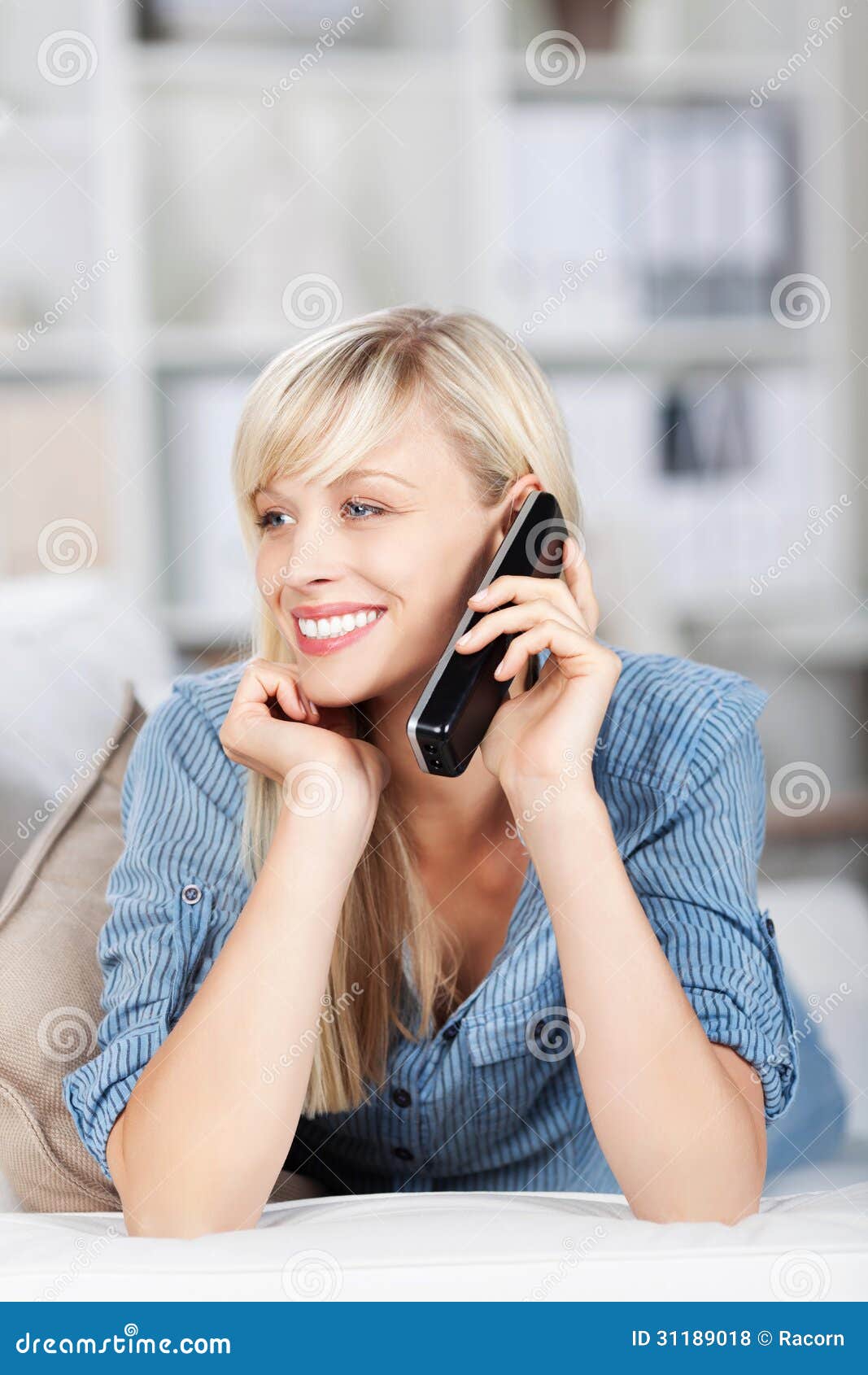Woman with cellphone stock photo. Image of attractive - 31189018