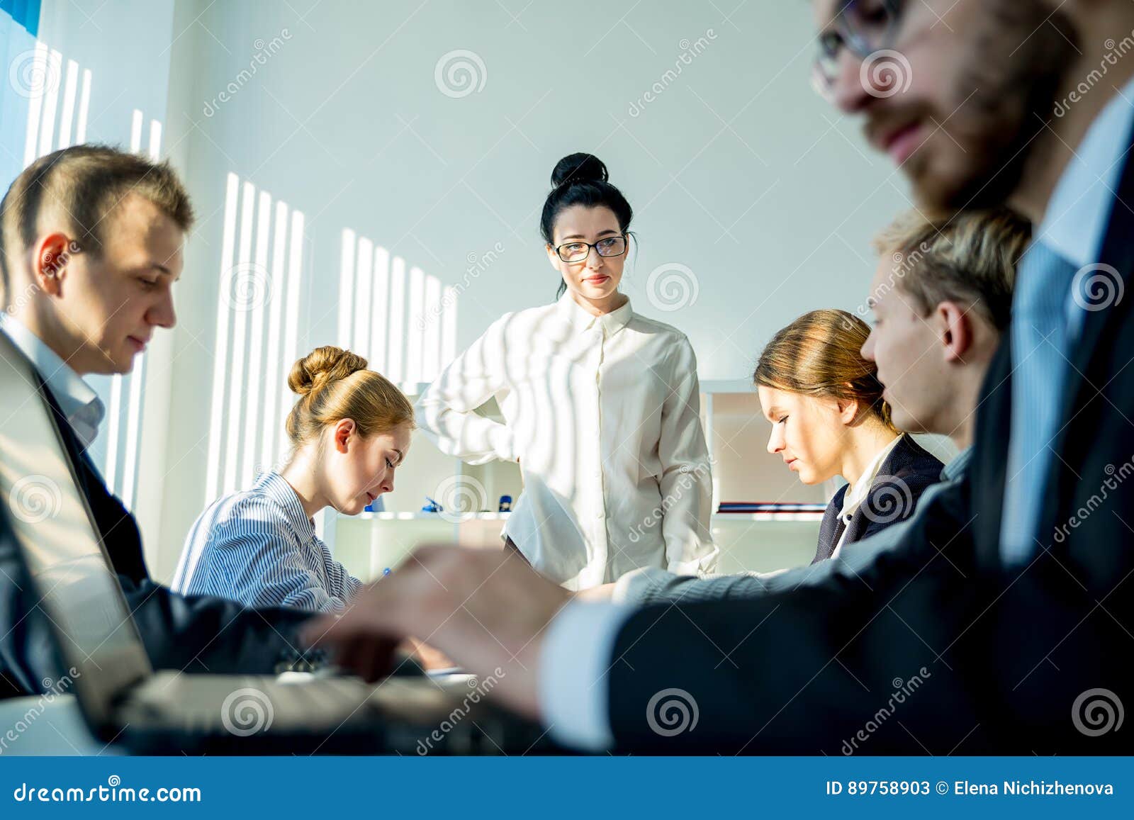 A woman is the CEO stock image. Image of people, manager - 89758903