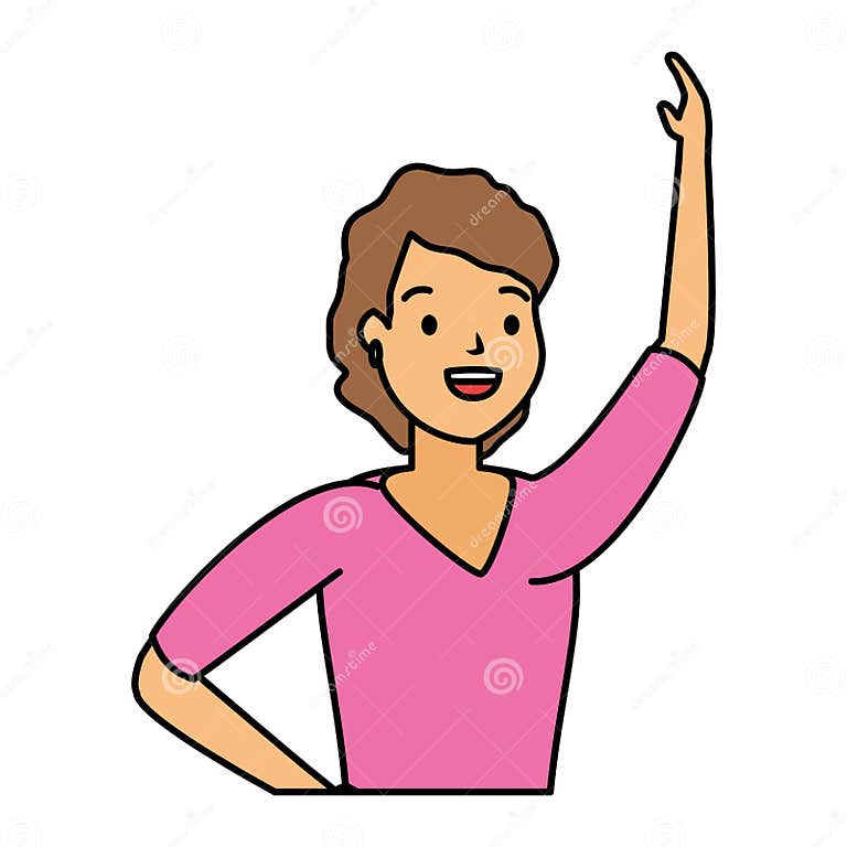 Woman Character Portrait Stock Illustration Illustration Of Woman