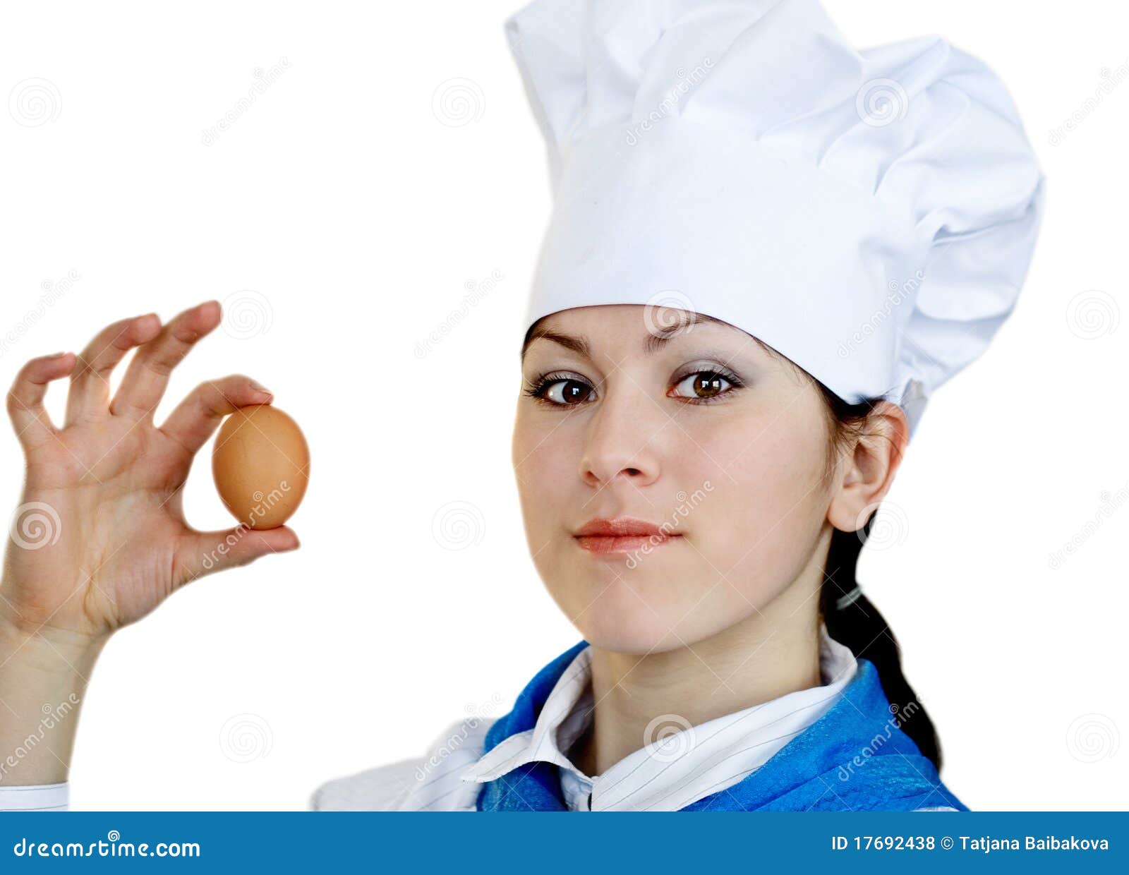 Woman in chef hat stock photo. Image of homemade, profession - 17692438