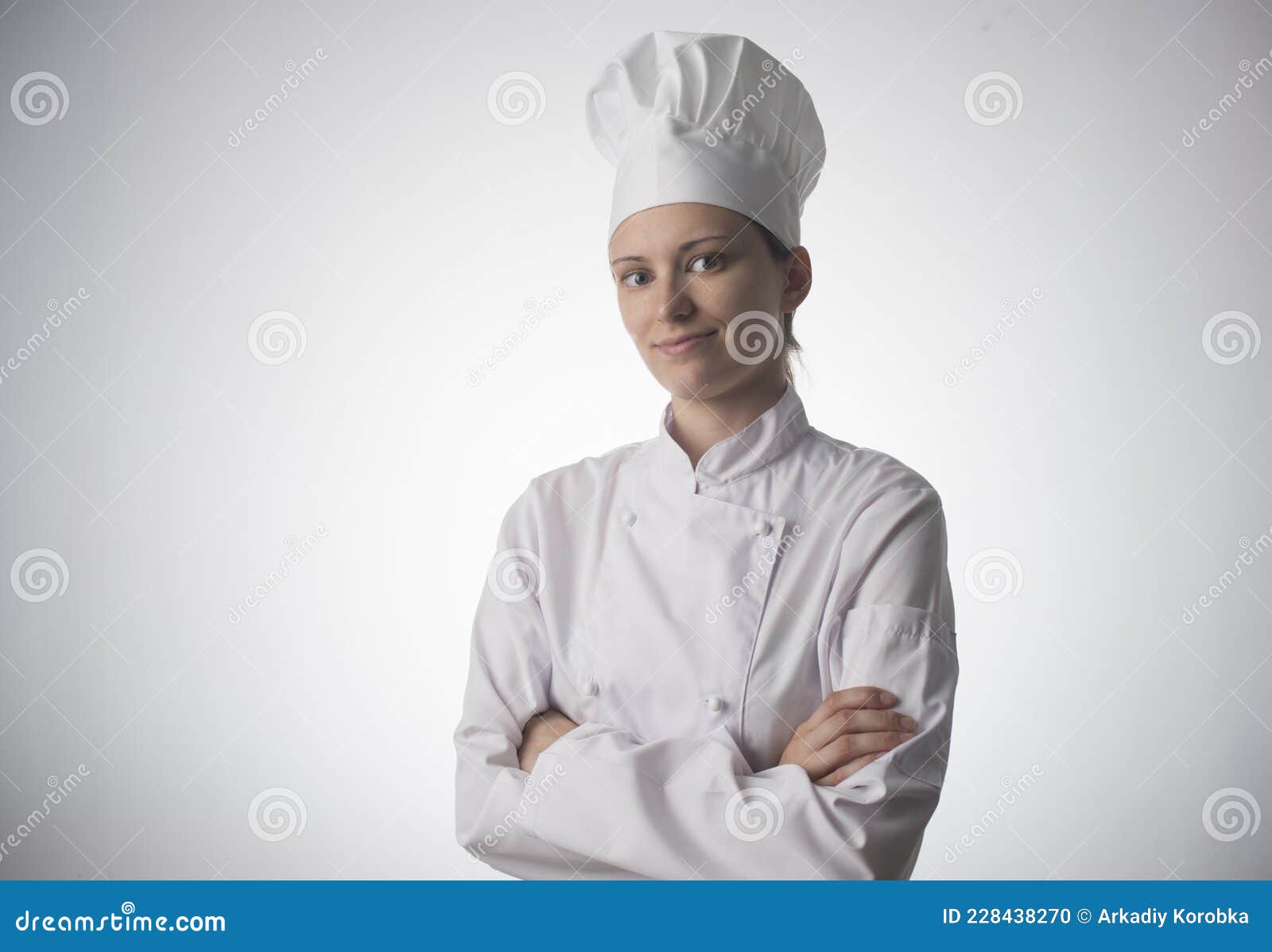 Woman Chef in White Chef Suit Stock Photo - Image of chef, resort ...