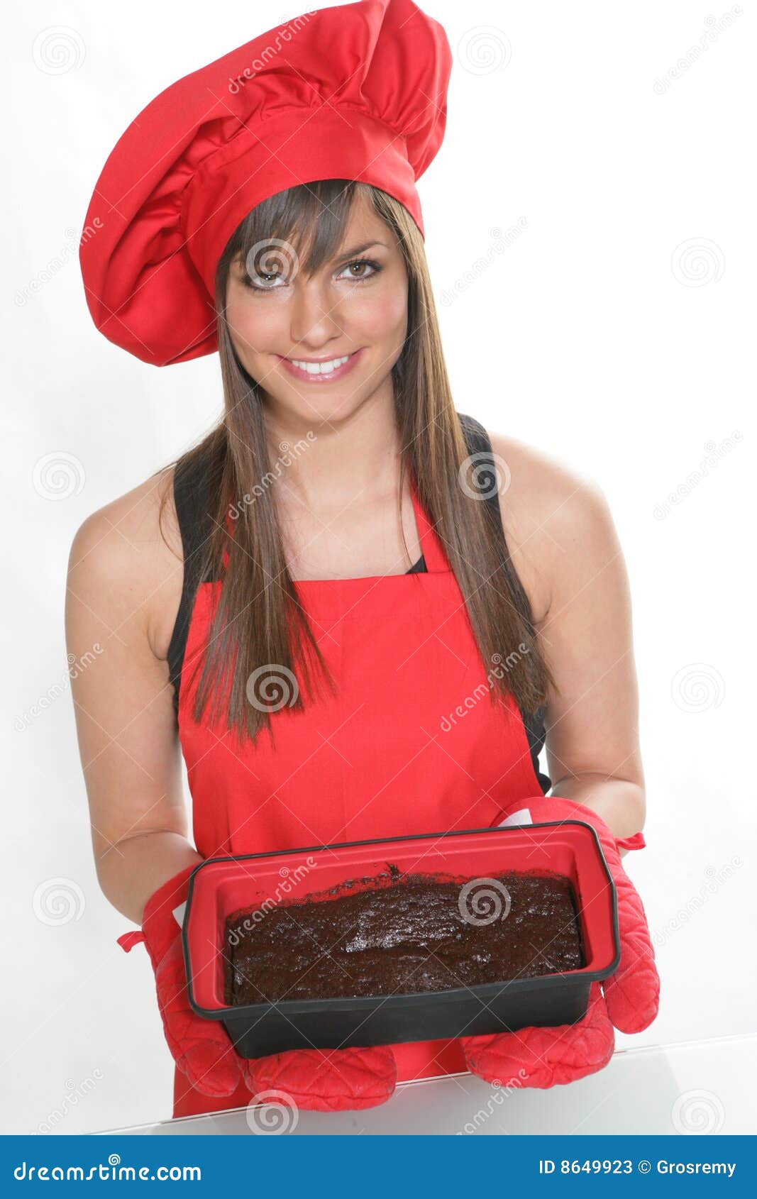 Woman chief #6 stock image. Image of chef, restaurant - 8649923