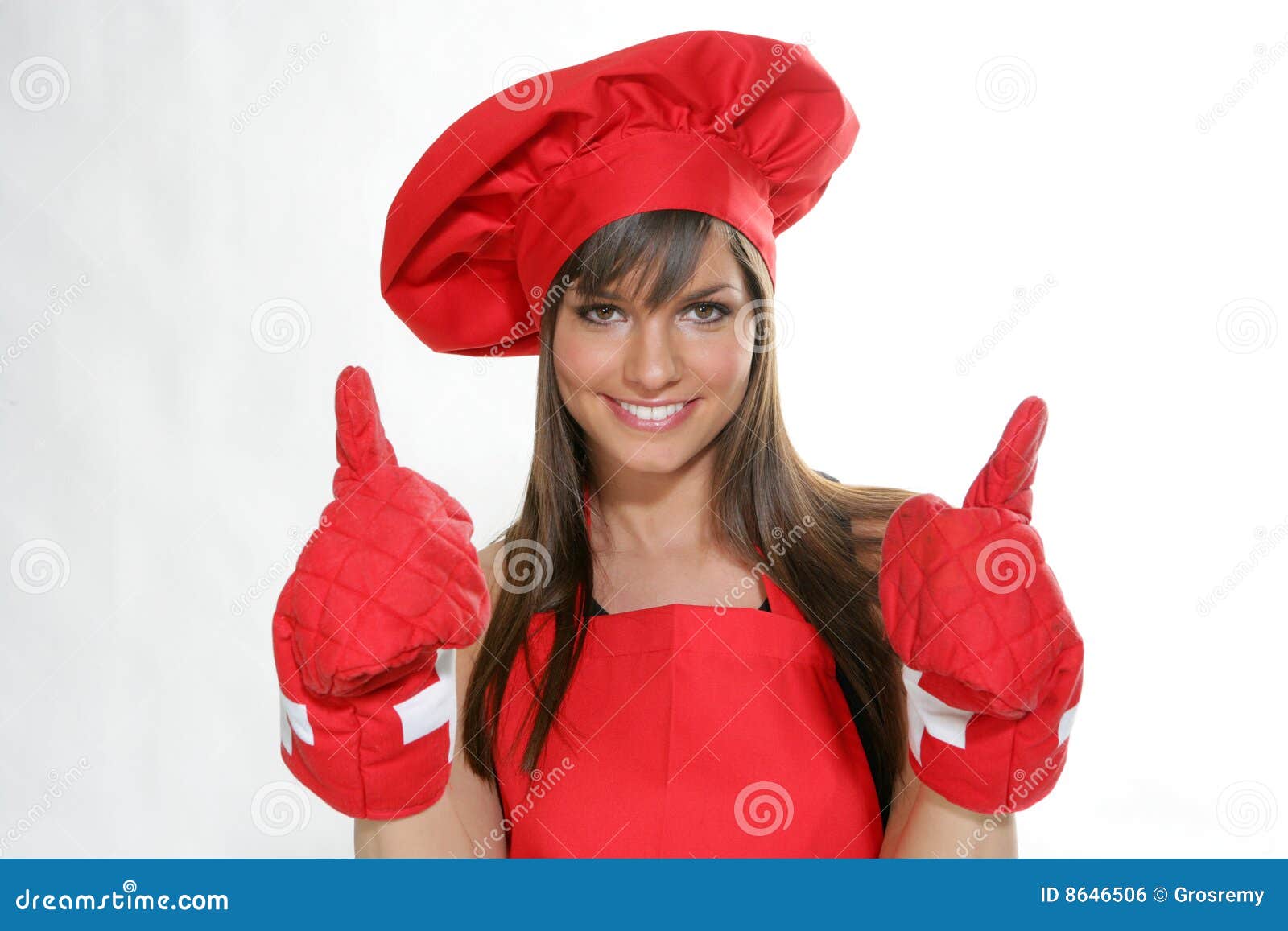 Woman chief_8 stock photo. Image of profession, ovenglove - 8646506