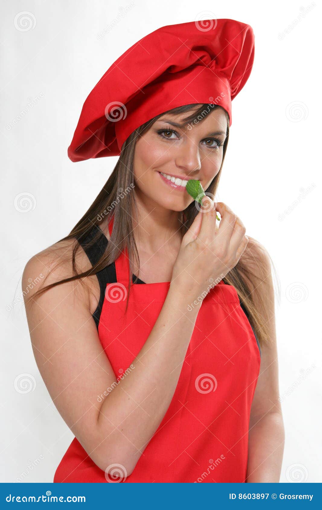 Woman chief stock image. Image of chef, cook, meal, hungry - 8603897