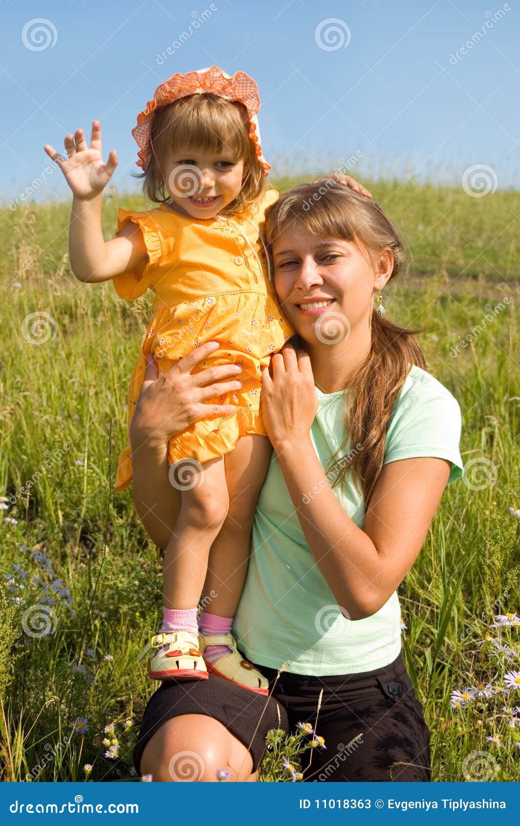 The woman with the child stock image. Image of family - 11018363