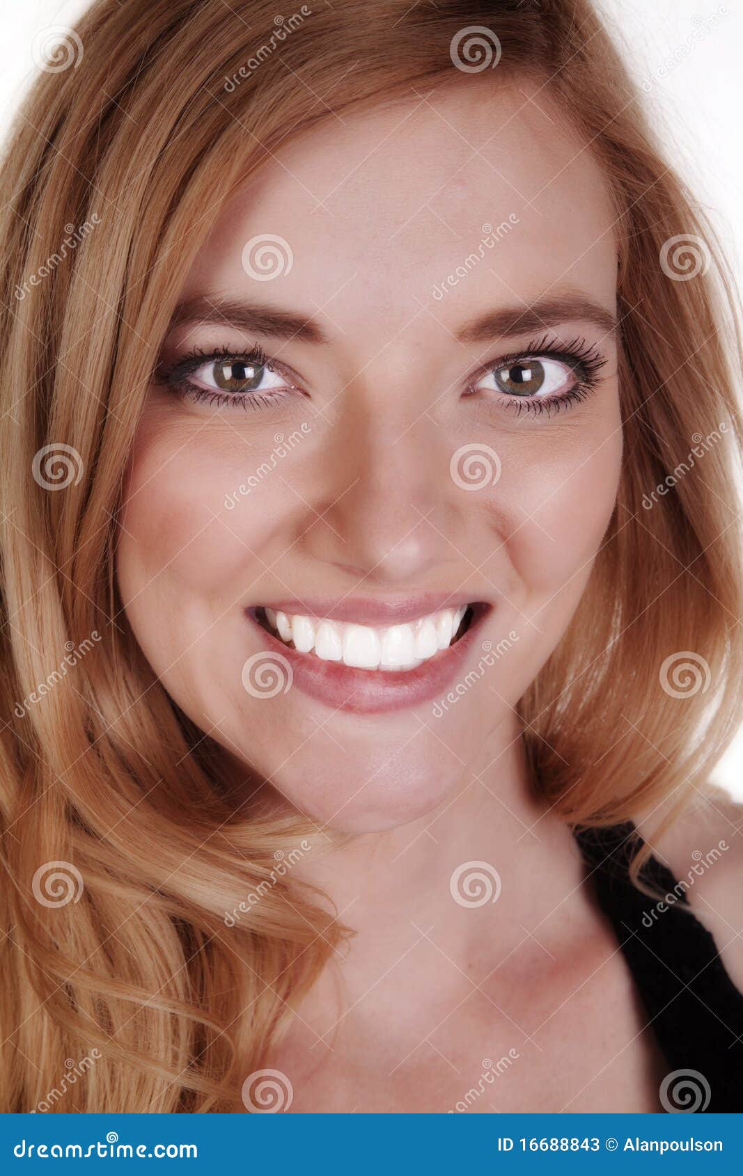 Woman close smile stock image. Image of gorgeous, eyes - 16688843