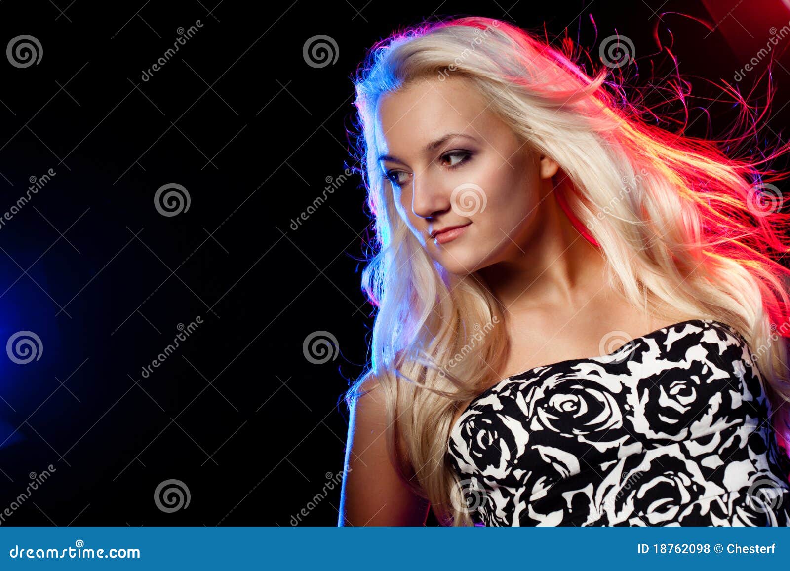 Woman at the club stock photo. Image of female, dancing - 18762098