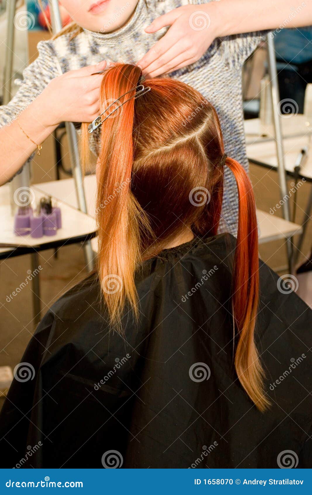 Woman coiffure stock photo. Image of clip, hairdo, barber - 1658070