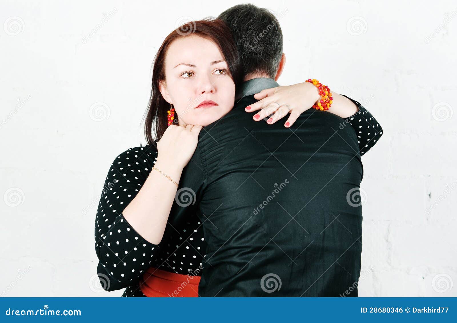 Woman comforting her man stock photo. Image of despair - 28680346