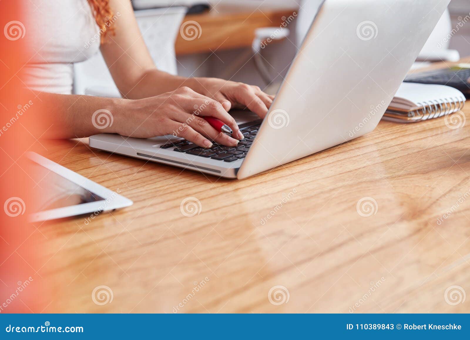 Woman in computer training stock image. Image of scientist - 110389843