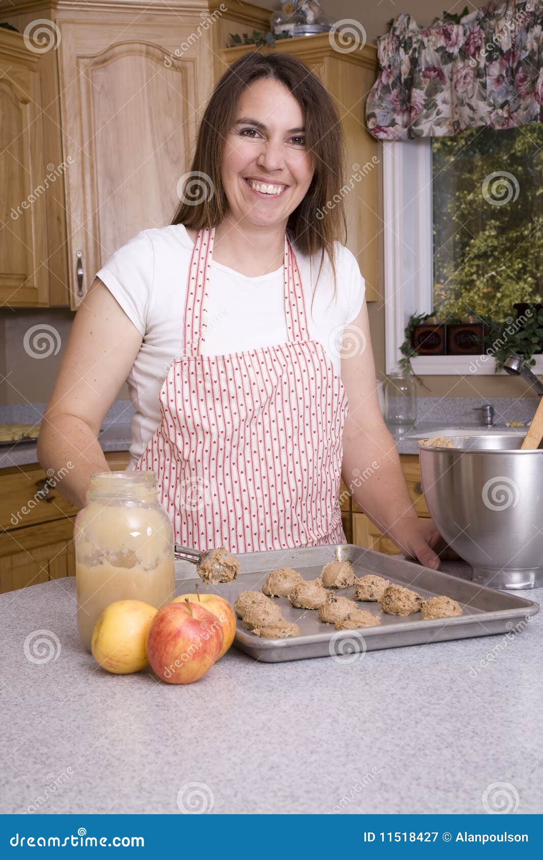 Woman cookies stock image. Image of cookies, woman, cooking - 11518427
