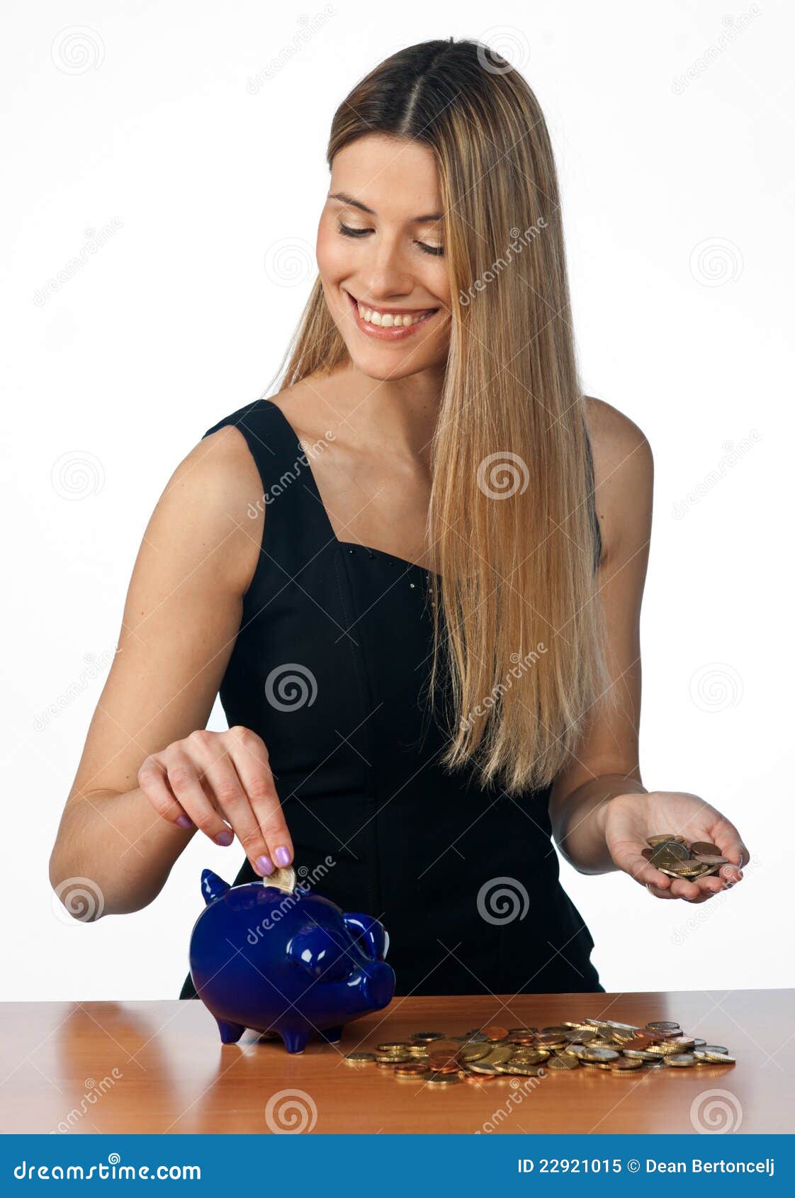 Woman counting money stock image. Image of attractive - 22921015