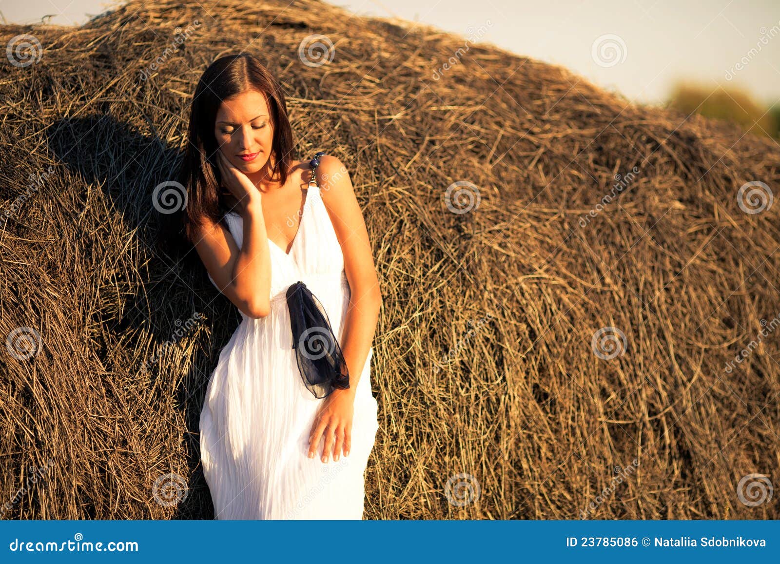 Woman in countryside stock photo. Image of happy, happiness - 23785086