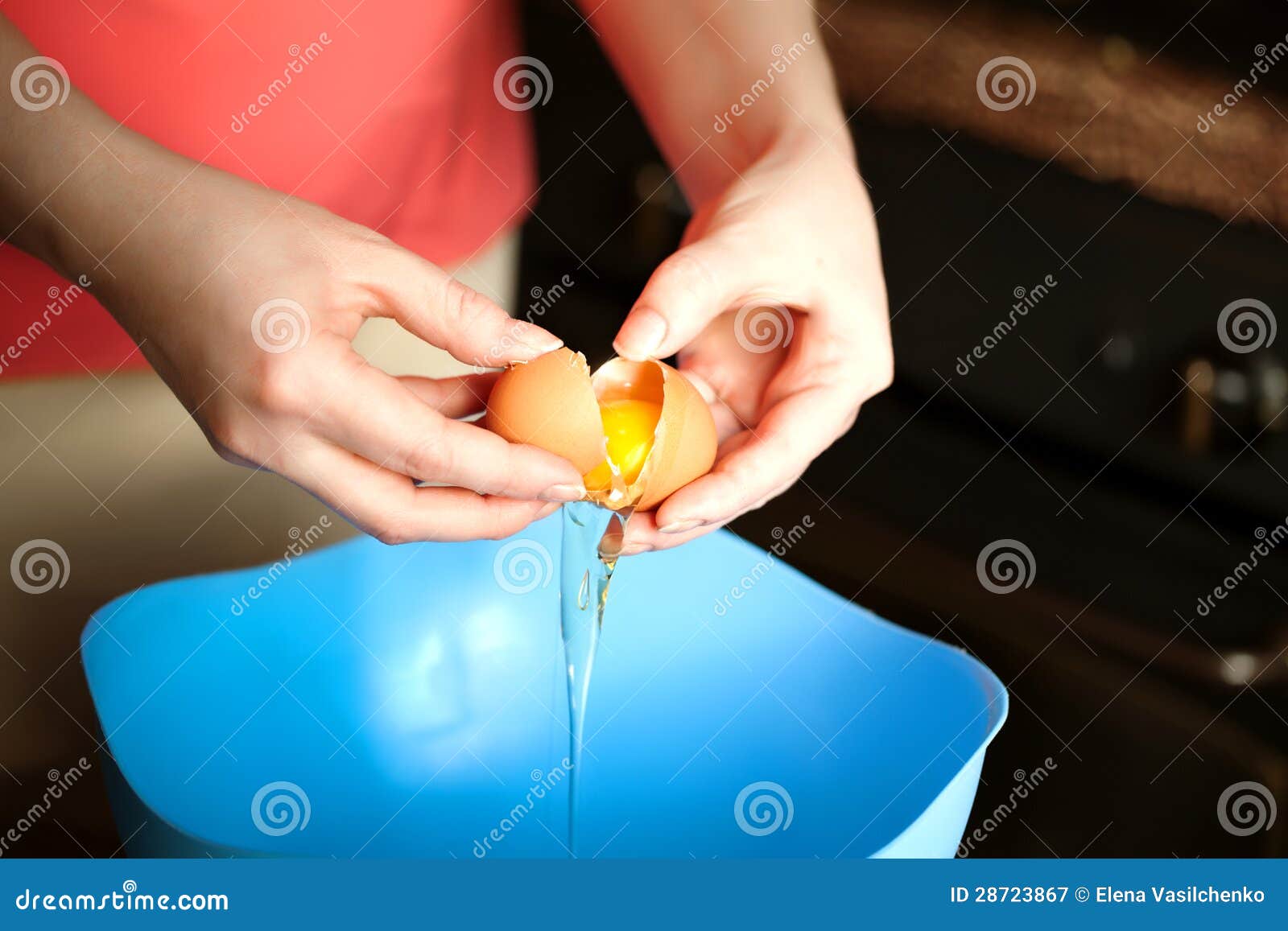 Woman crashing egg stock image. Image of happy, liestyle - 28723867