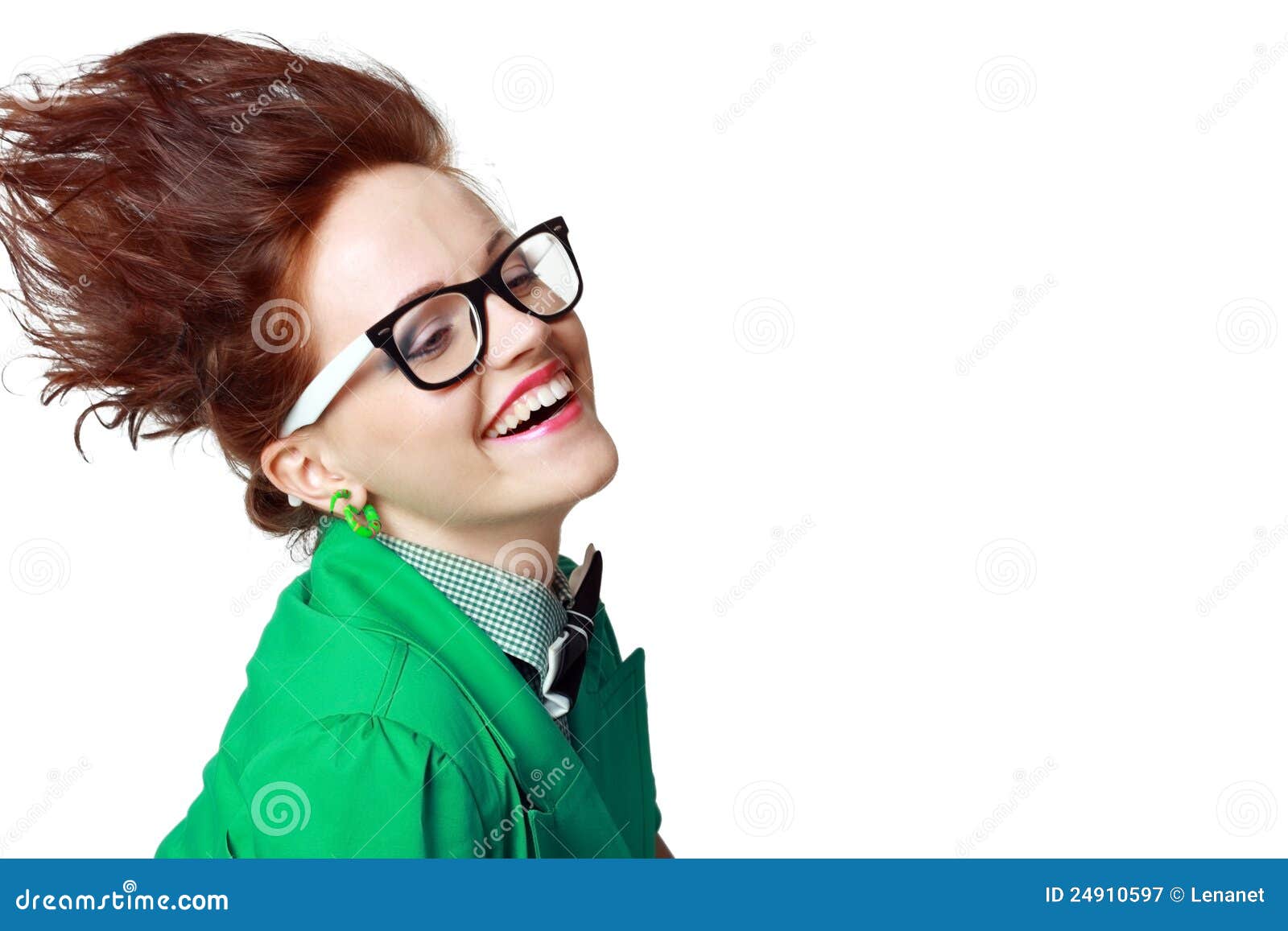 Woman crazy hair stock image. Image of female, clear - 24910597