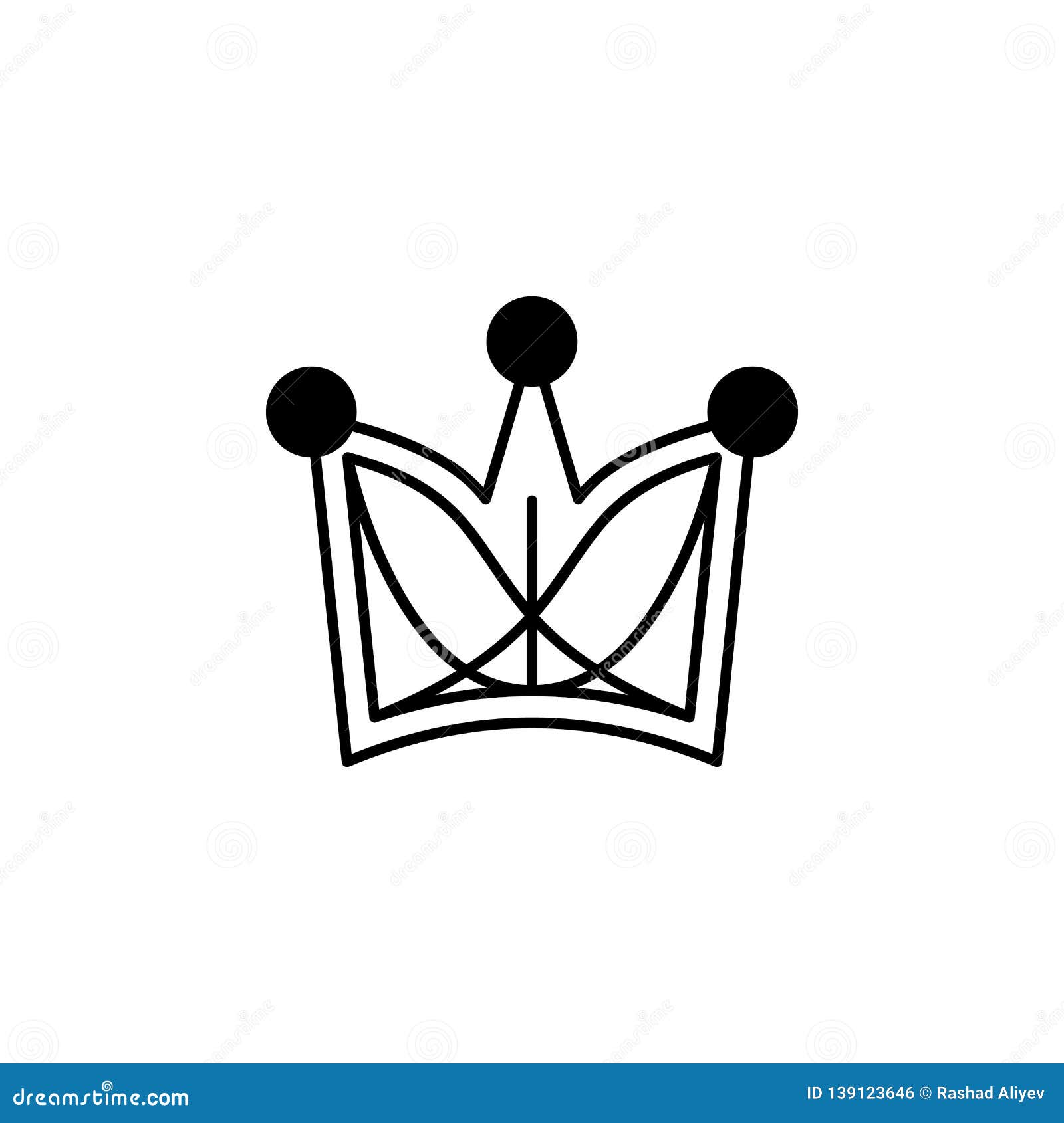 Woman Crown Icon. Element of Royalty for Mobile Concept and Web Apps ...