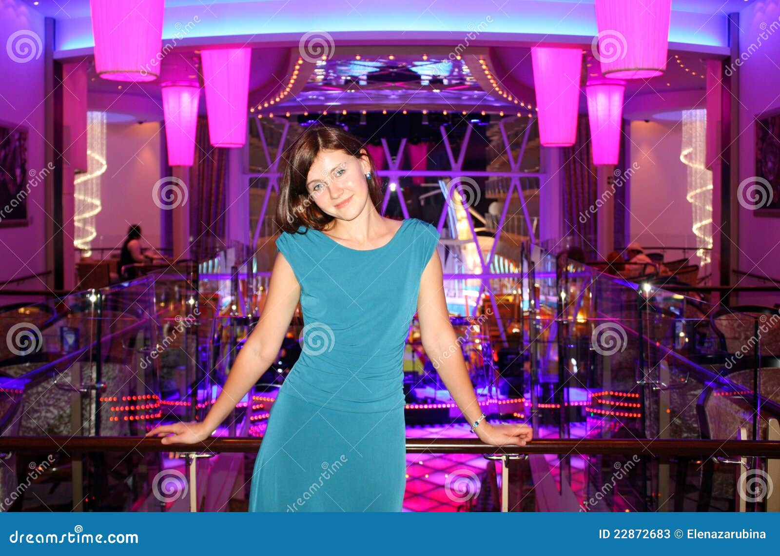 Woman Cruising Onboard Oasis of the Seas Stock Image - Image of oasis ...