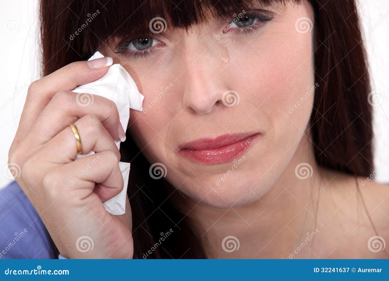 Woman crying stock image. Image of pretty, background - 32241637