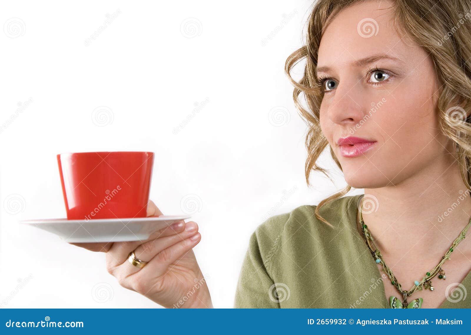 Woman with cup of tea stock photo. Image of females, girl - 2659932