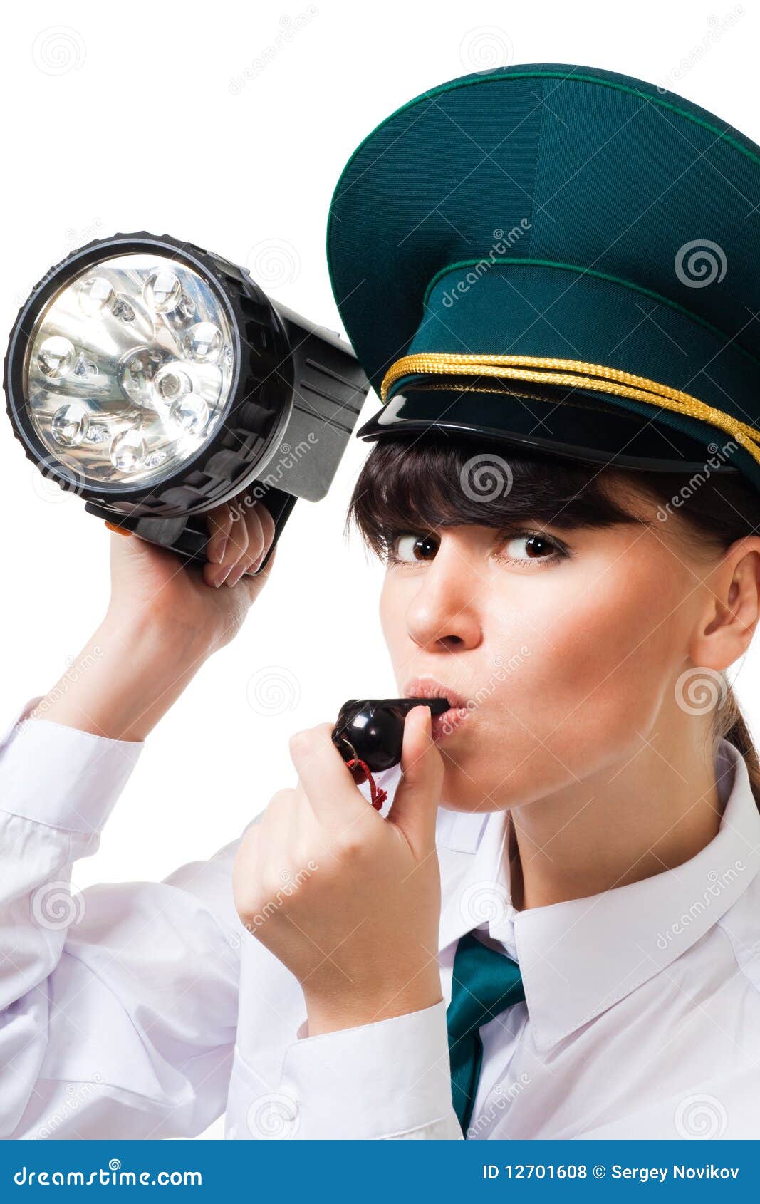 Woman from customs control stock photo. Image of caucasian - 12701608