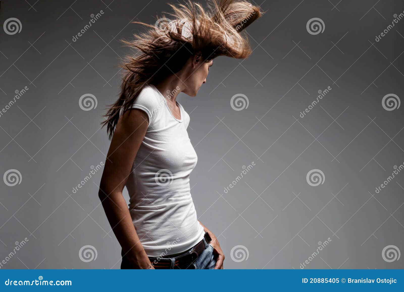Woman dance stock image. Image of motion, white, attractive - 20885405