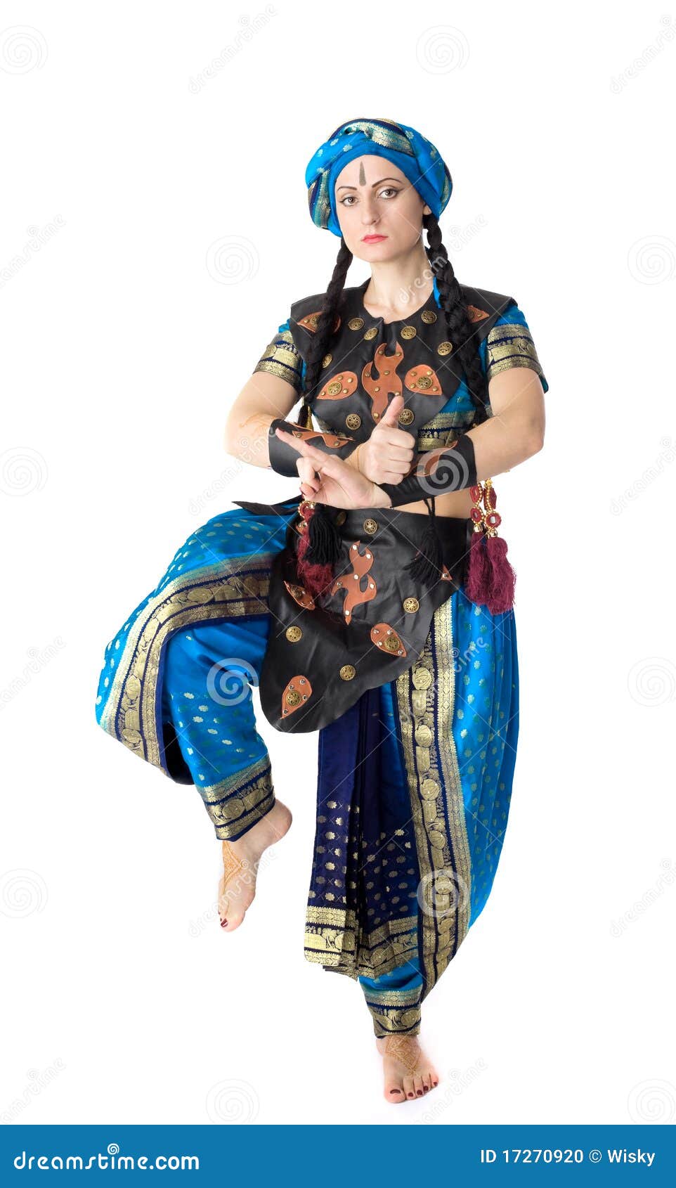 Woman Dance in Arabic Costume Stock Photo - Image of eastern, human ...