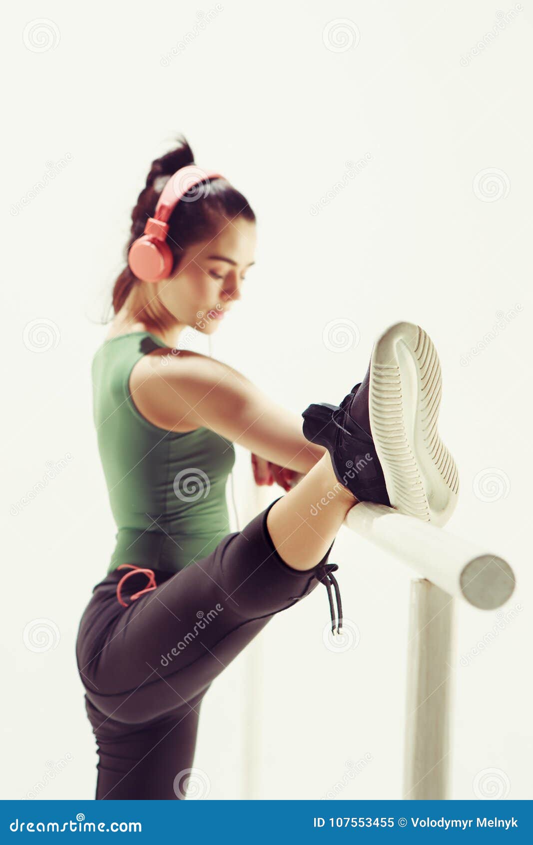 The Woman in the Dance Hall at the Ballet Machine Stock Image - Image ...